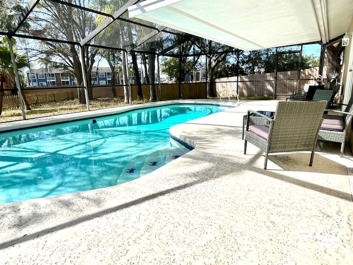 4br Heated Pool Relaxation Home | Airport | Beach - Tampa