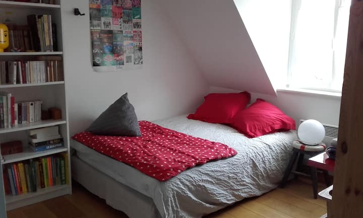 Chambre Lit Double Avec Bureau Brest Rive Droite - Brest
