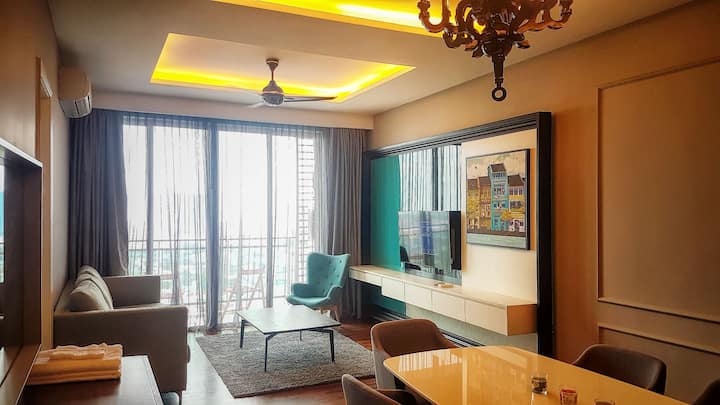 The Shore Malacca Residences,new 3 Bedroom Seaview - Malacca