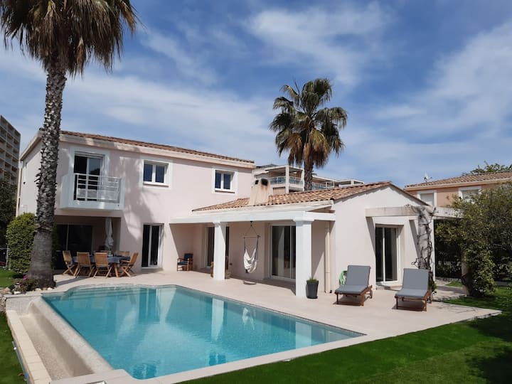 4 Bedrooms Villa With Private Pool 500m From Beach - Antibes