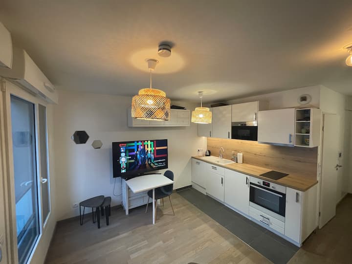 Studio Design & Cosy Avec Parking - Issy-les-Moulineaux