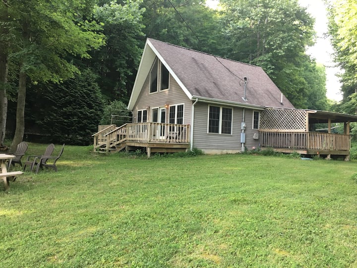 The Cut in the Hill Aframe Chalet in Ray, Ohio, United States - Airbnb
