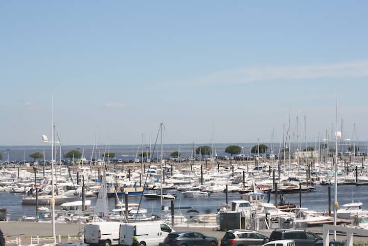 Arcachon - Vue Bassin - Entre Port Et Plage - Bassin d'Arcachon