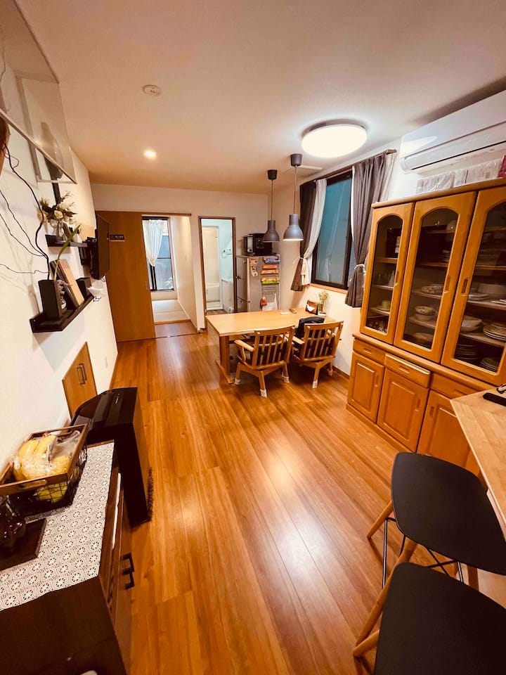 临近京都车站 东寺附近 独立房间出租（也可整栋，需咨询） 京の宿 菫Sumire  两室一厅一厨两卫 - Kyoto