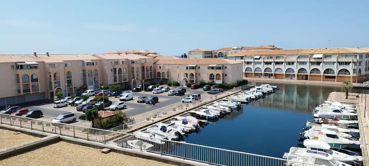 Appartement Climatisé 250m De La Mer Vue Marina - Sète