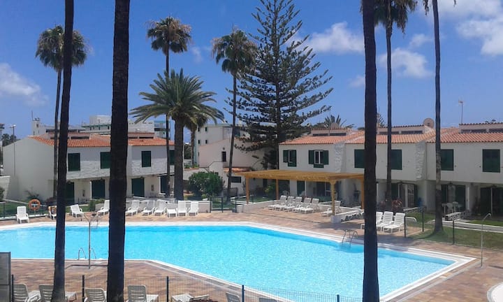 Bungalow Ideal Para Familias En Playa Del Ingles - Maspalomas