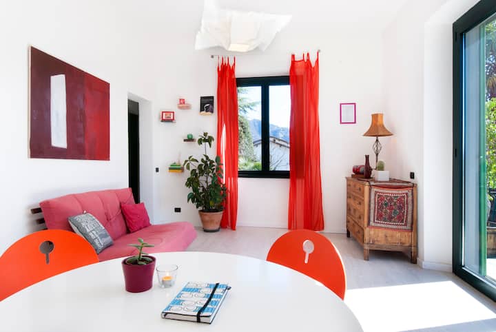 Bilocal Avec Terrasse Panoramique+ Parking Privè - Cernobbio