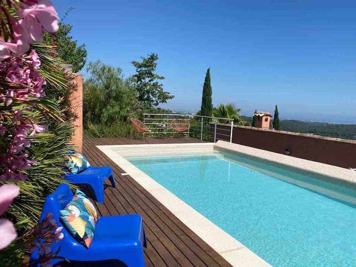 Villa Horizon Avec Piscine 10 Personnes - Tourrettes-sur-Loup