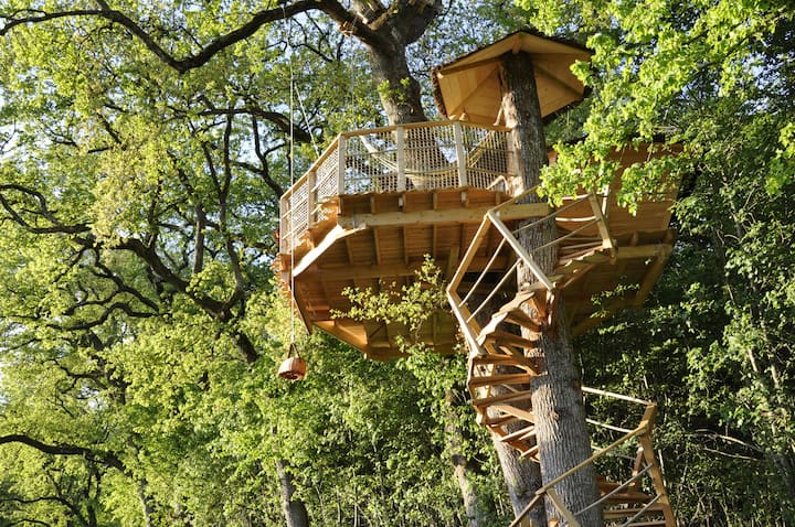 Cabane Perchée à 5 M, "L'asiatique" - Ballan-Miré
