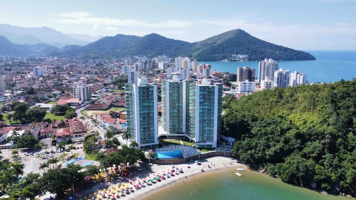 201c Apartamento Pé Na Areia - Caraguatatuba
