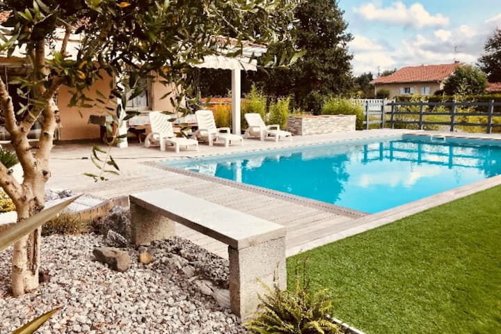 Villa 6 Personnes. En Lisière De Forêt, 6km Ocean - Labenne