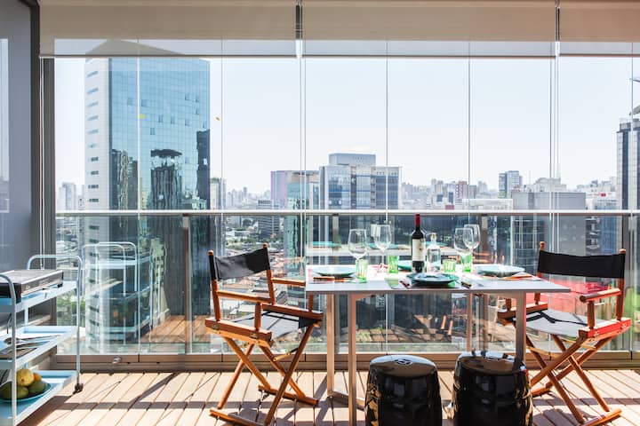 Luxury Apartment On The 20th Floor At Faria Lima - São Paulo