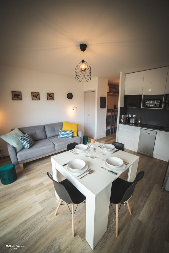 Appartement Centre Ville Saint-lary Vue Montagne - Piau Engaly