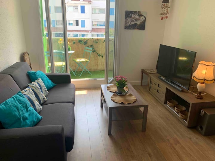 Le 303 Appart Cosy à 1 Min Des Plages - Saint-Gilles-Croix-de-Vie
