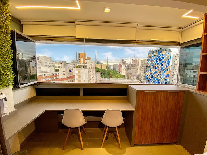 Studio Completo Ao Lado Do Metrô Oscar Freire - Pinheiros