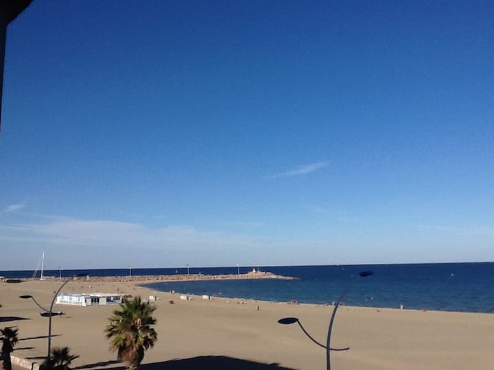 Appartement F2 Face A La Mer+parkingg - Canet-en-Roussillon