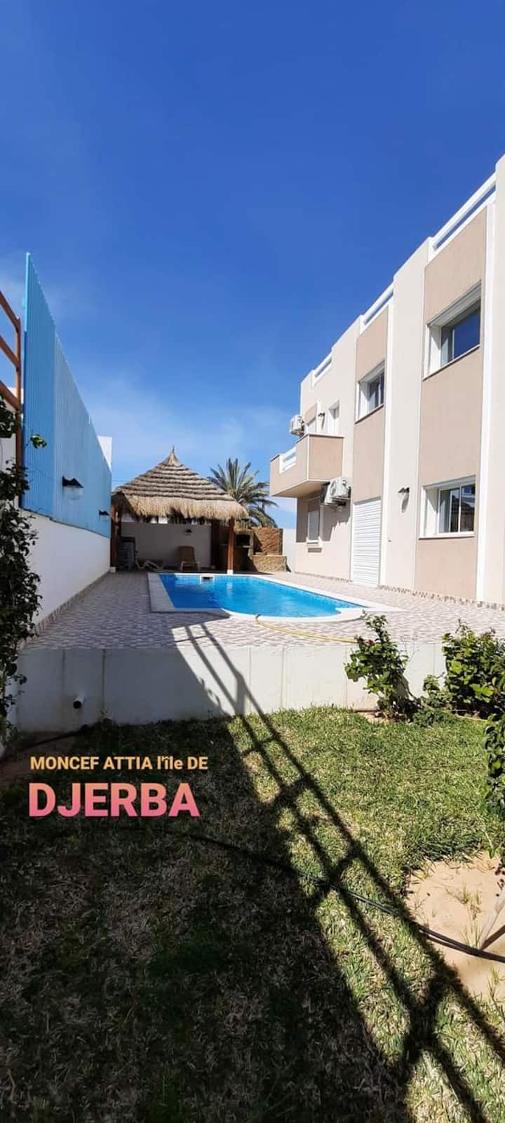 Villa Layane 4 Chambres + Piscine Privée - Djerba