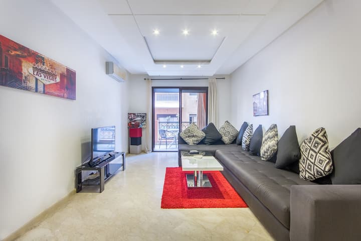 Modern Apartment With Terrace And Swimming Pool - Marrakech