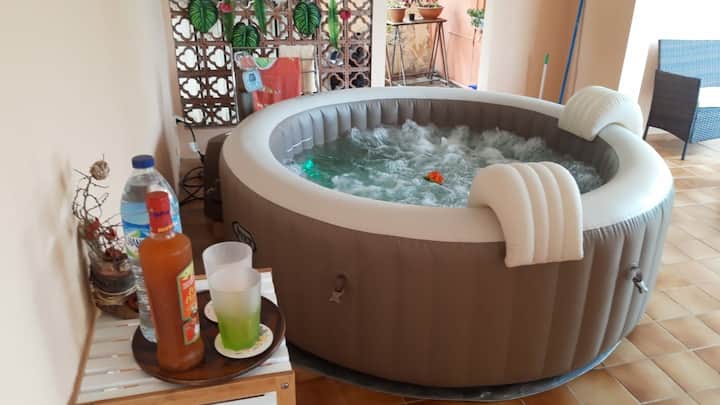 Kaylinago: Spa, Climatisation, Terrasse, Vue Ocean - Martinique