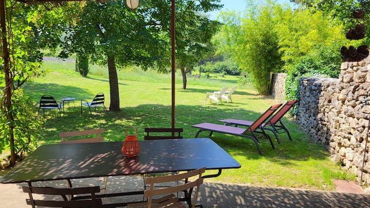 Ocre Rouge Bastide De La Mandarine Piscine Jacuzzi - Rustrel
