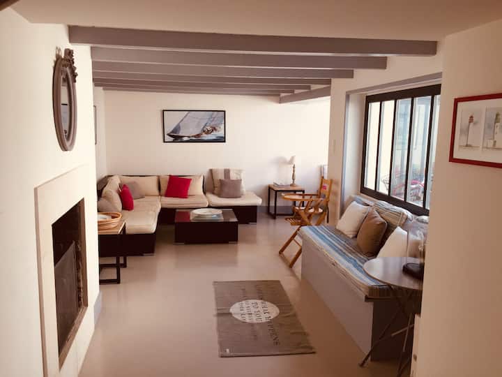 La Maison Bleue, à Loix - Île de Ré