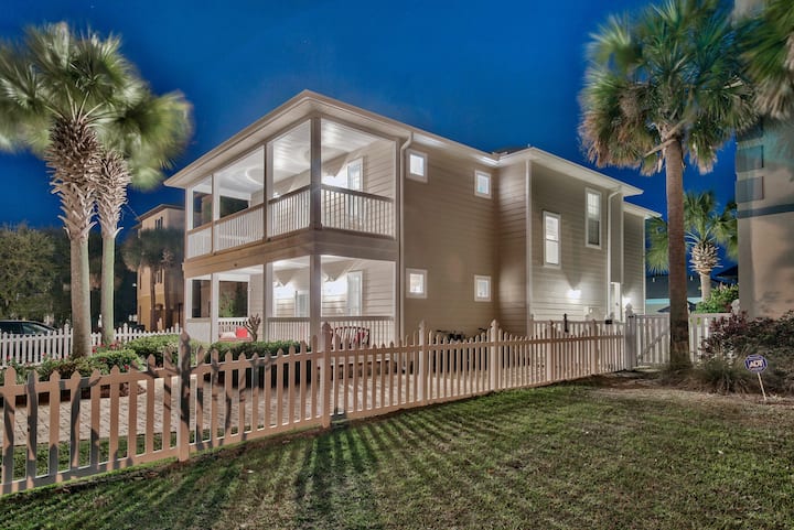 Gorgeous 6 Bed, Pool, Beach Service & Golf Cart - 데스틴