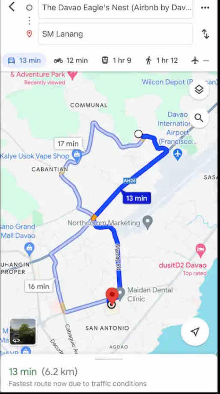 “Home In Paradise” Free Wifi- 2 Min From Airport - Davao City