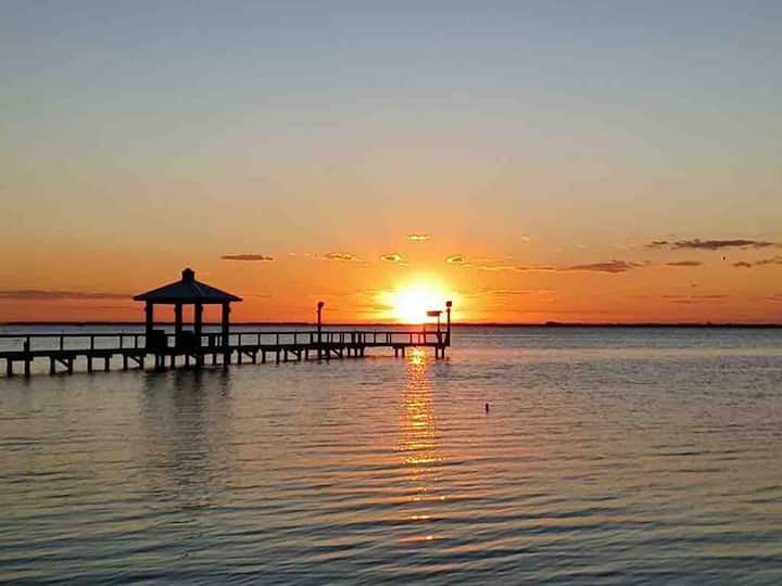 Water View Screened Patio & Tv At Laguna Rm 4 Boat - Corpus Christi, TX