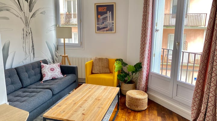 Grand Appartement 3 Chambres/5min Du Centre Ville, 300m Tramway [Palmez] - Brest