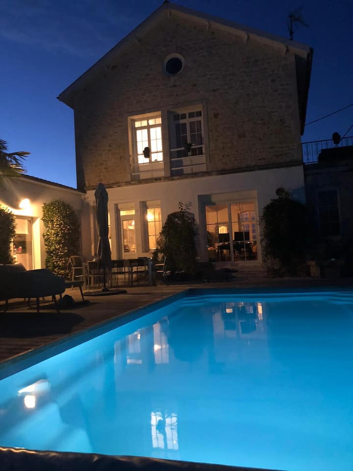 Villa Familiale Piscine 10 Pers Au Pied D’oleron - Île d'Oléron