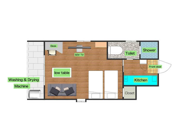 3-minute Walk From Asakusa, Exclusive Balcony, 3f - Ueno