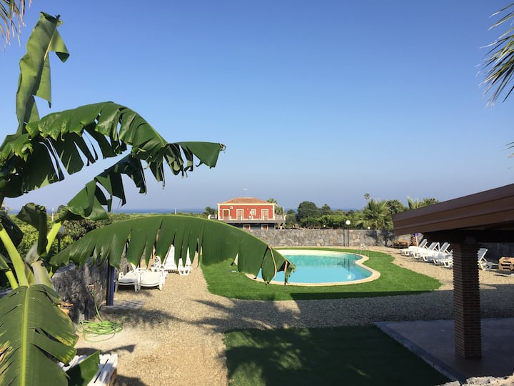 Il Rustico Pozzillo Casale Con Piscina - Milo