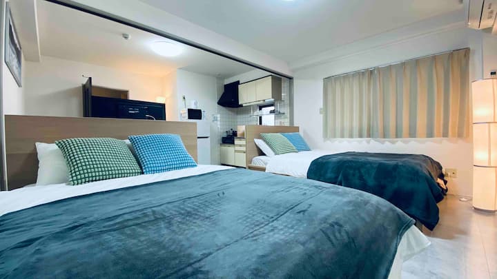 1 Stop To Namba Sta. Near Dotombori 4ppx #Sr62 - Umeda