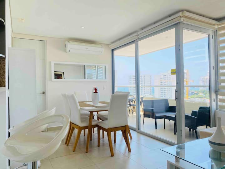 Vm-1105a Hermoso Apartamento Velas Al Mar - Santa Marta