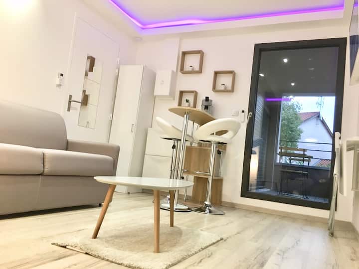 Studio Cosy Lyon Villeurbanne Métro à 400m (2) - Villeurbanne