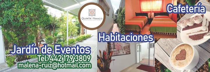 Quinta Franco Cómodo Espacio Ejecutivo Y Descanso - Querétaro