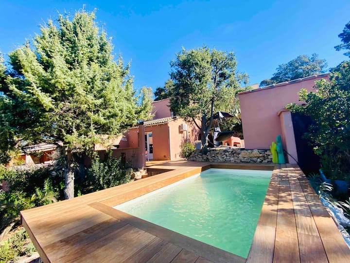 Casa L’oranger Piscine Chauffée Clim Wifi Fibre - Plage de Palombaggia