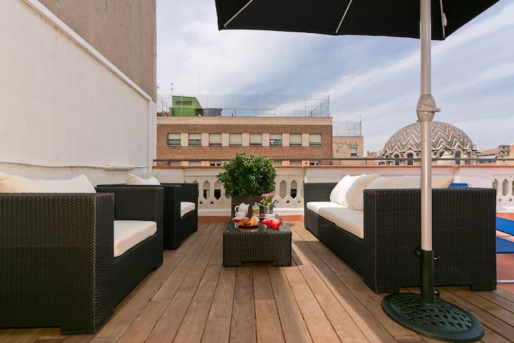 Caspe Terrace Apartment - Barcelone