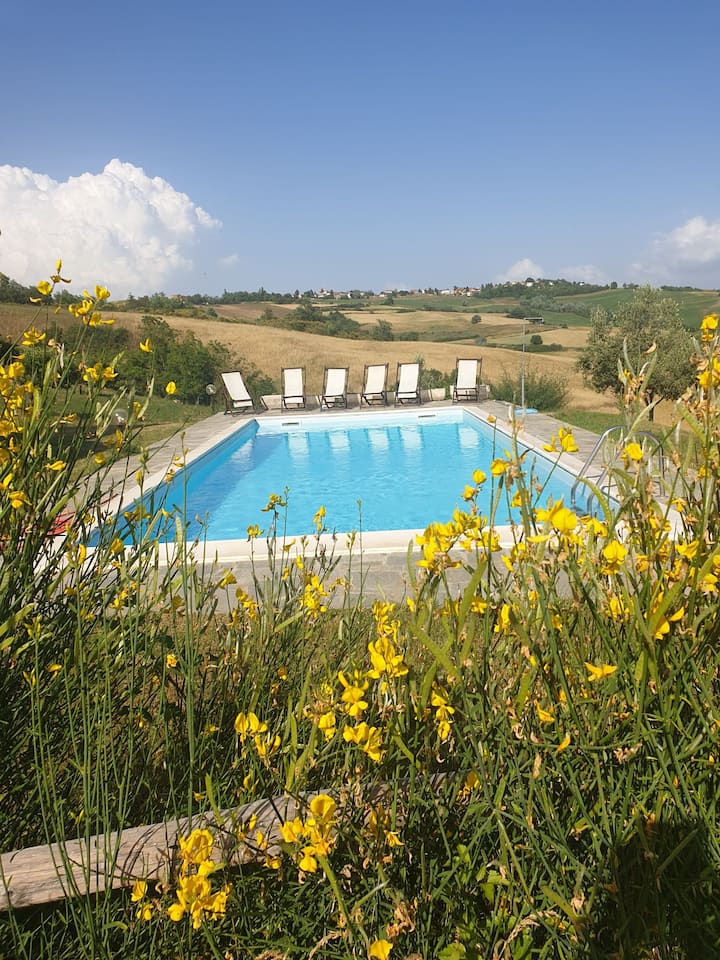 Casa Collinare Con Piscina - Voghera