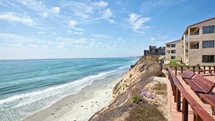 Solana Beach Vacation Condo Oceanfront Complex - Del Mar, CA
