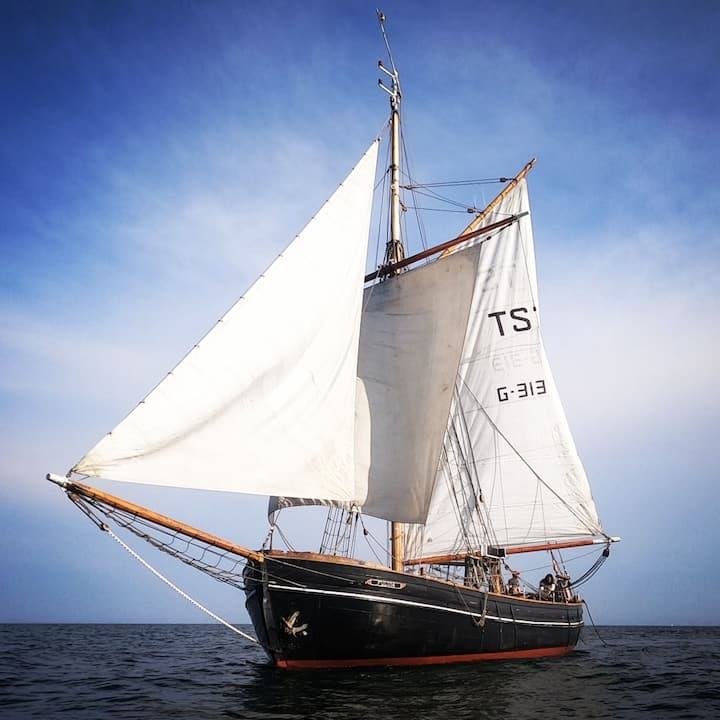 Wooden Ship Next To The Opera House - Copenhaguen