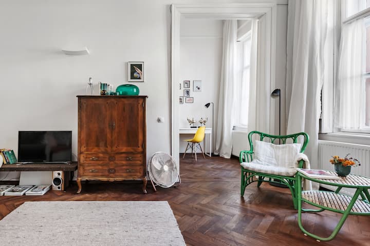Wander The Rich Herringbone Floors At A City Sanctuary - Budapest