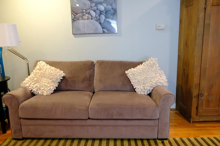 Quiet, Artistically Decorated Cambridge Apartment - Newton, MA