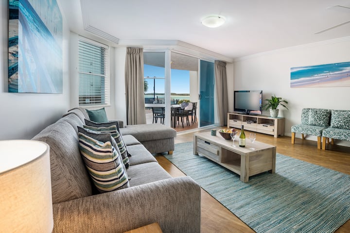 Refurbished Partial Water View Apartment - Caloundra
