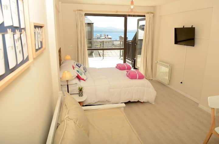 "Departamento Moderno"con Terraza Al Lago - San Carlos de Bariloche