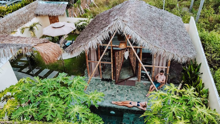 Unique Glasshouse W Private Pool - Moalboal