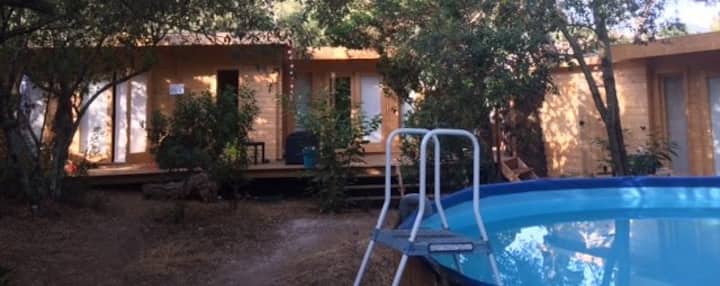 Chalet "Liventu"  2 P, Pleine Nature, 700 M Mer - Korsika