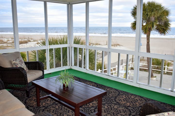 Ocean Front Panoramic View  (Ocean Watch 1a) - Tybee Island, GA