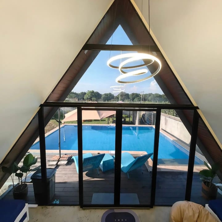 Private A-frame Villa W/ Pool - San Simon
