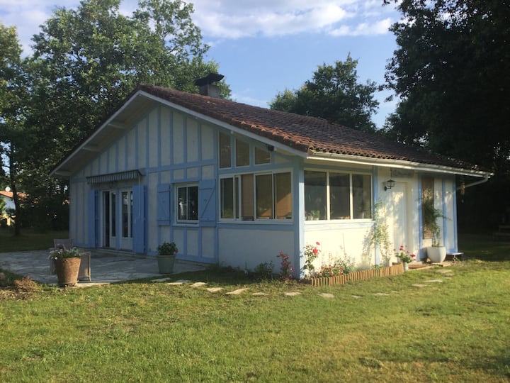Maison Landaise Sur 3000 M De Jardin Arboré - Seignosse